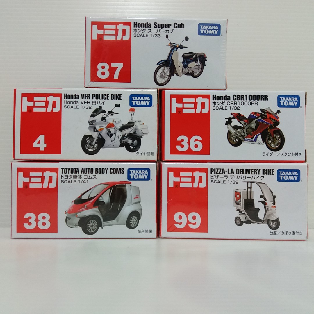 Tomica - Motorcycle, Bike : Honda VFR Police , CBR1000RR , Super Cub ...