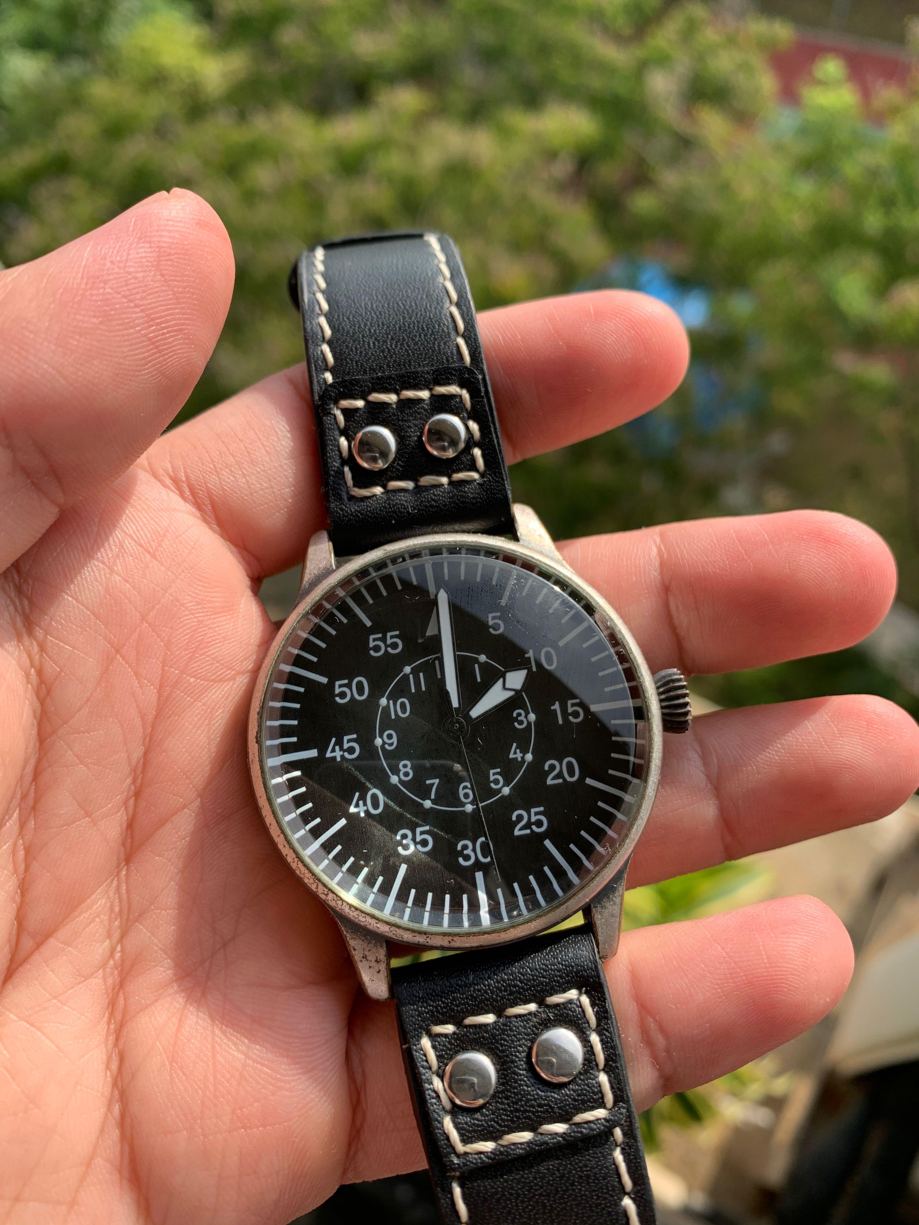 Vintage Pilot Watch, Men's Fashion, Watches & Accessories, Watches on ...