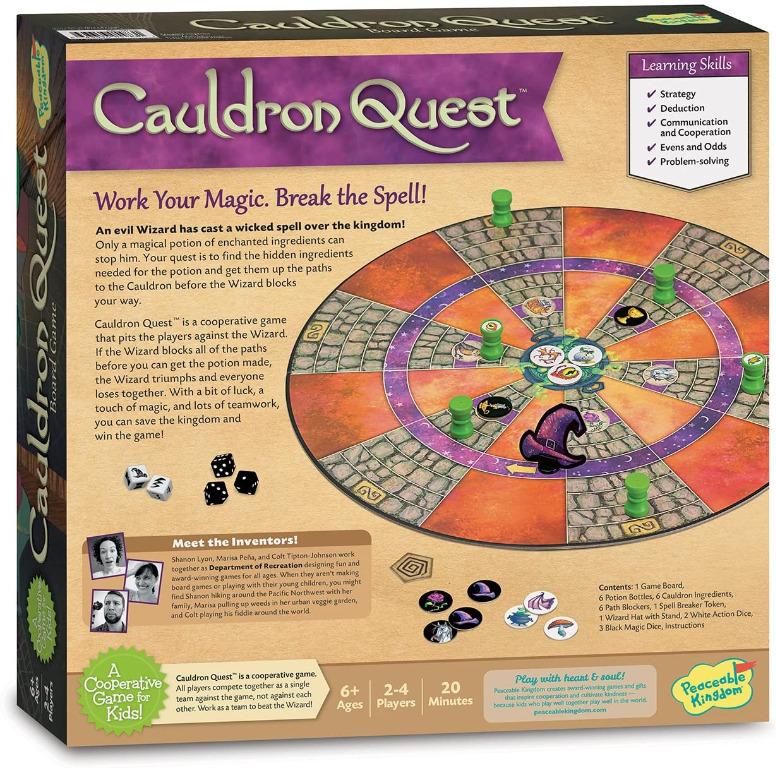 團隊合作遊戲：魔法藥水任務 Cauldron Quest Cooperative Game, 玩具 & 遊戲類, Board Games ...