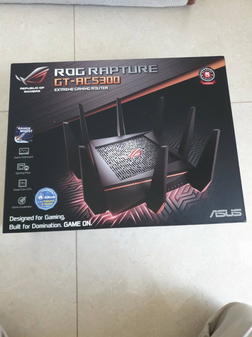 Asus ROG Rapture GT-AC5300, Computers & Tech, Parts & Accessories ...