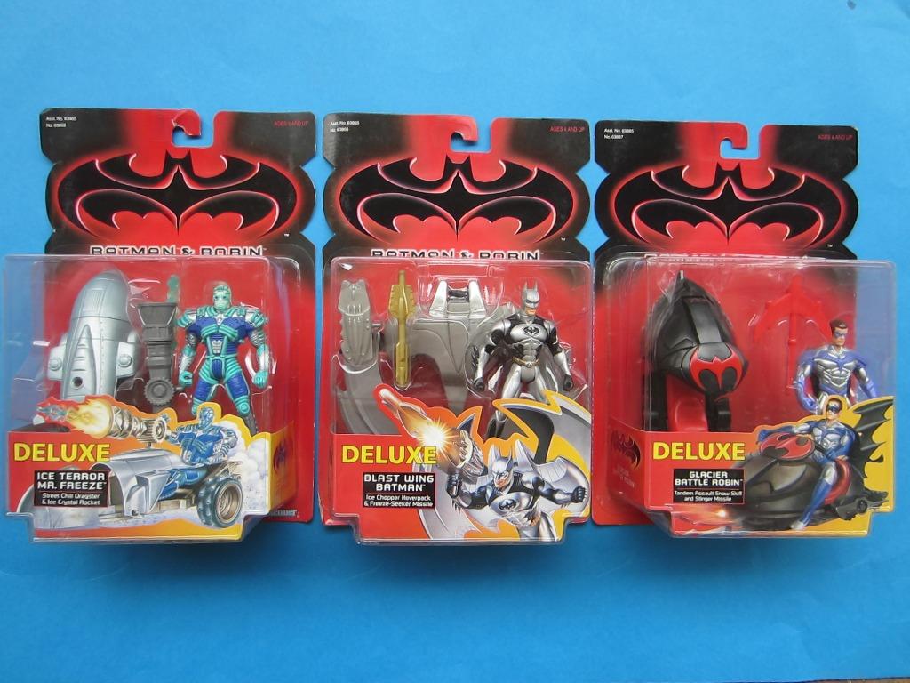 Batman & Robin Deluxe Glacier Battle Robin,Blast Wing Batman ,Ice ...