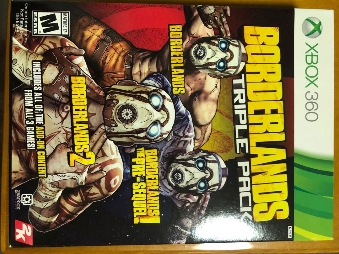 Borderlands Triple Pack, Video Gaming, Video Games, Xbox on Carousell