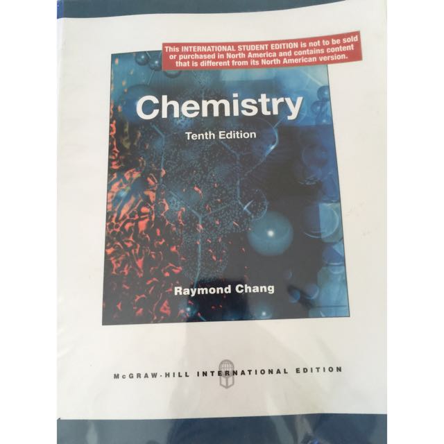 Chemistry (tenth edition) - Raymond Chang, Hobbies & Toys, Books ...