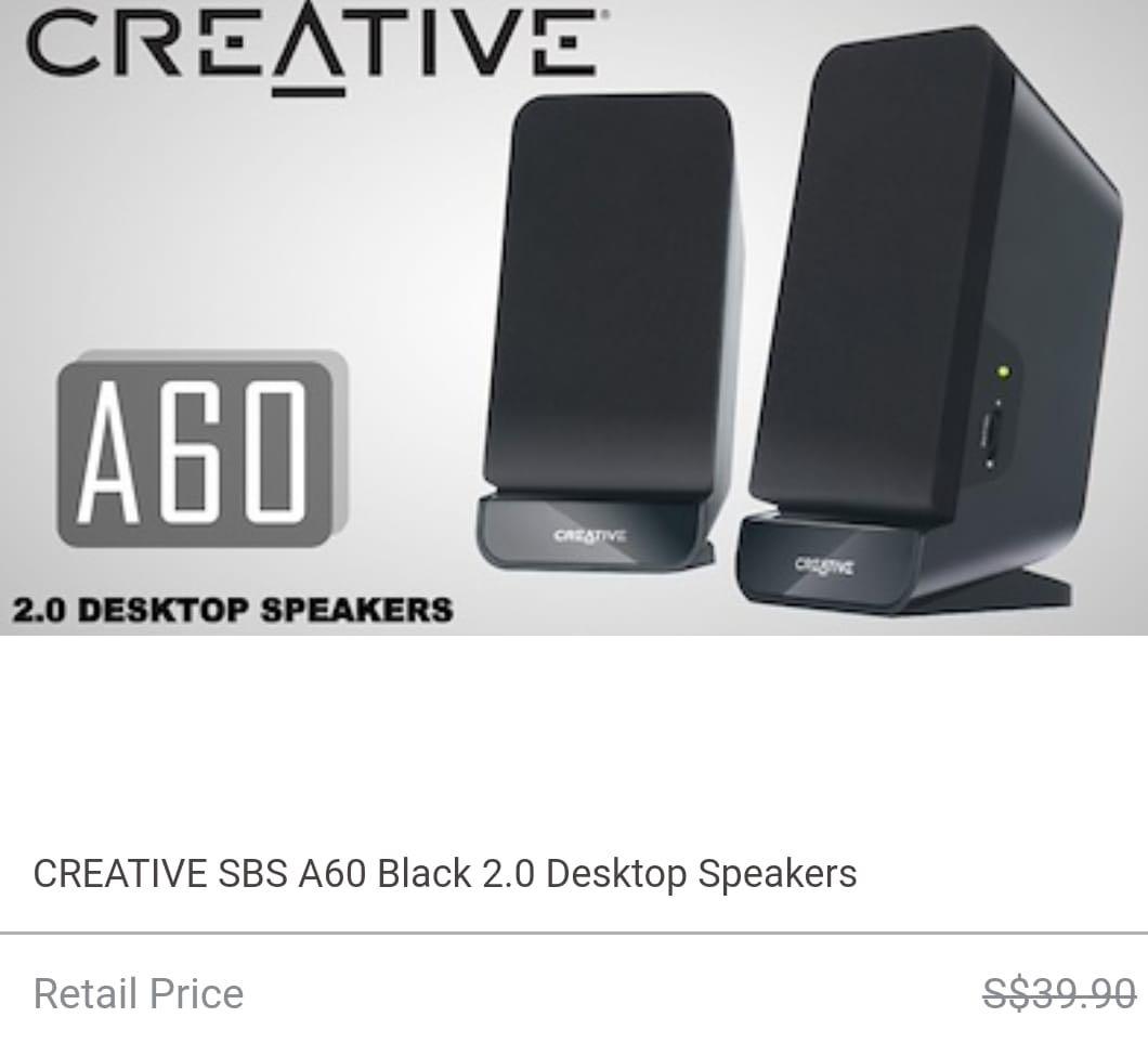 Creative Speakers, TV & Home Appliances, TV & Entertainment ...