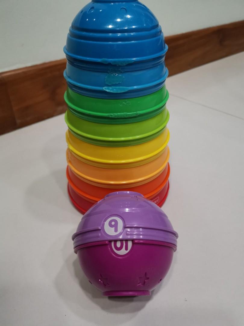 Fisherprice color & number stacker, Babies & Kids, Infant Playtime on ...