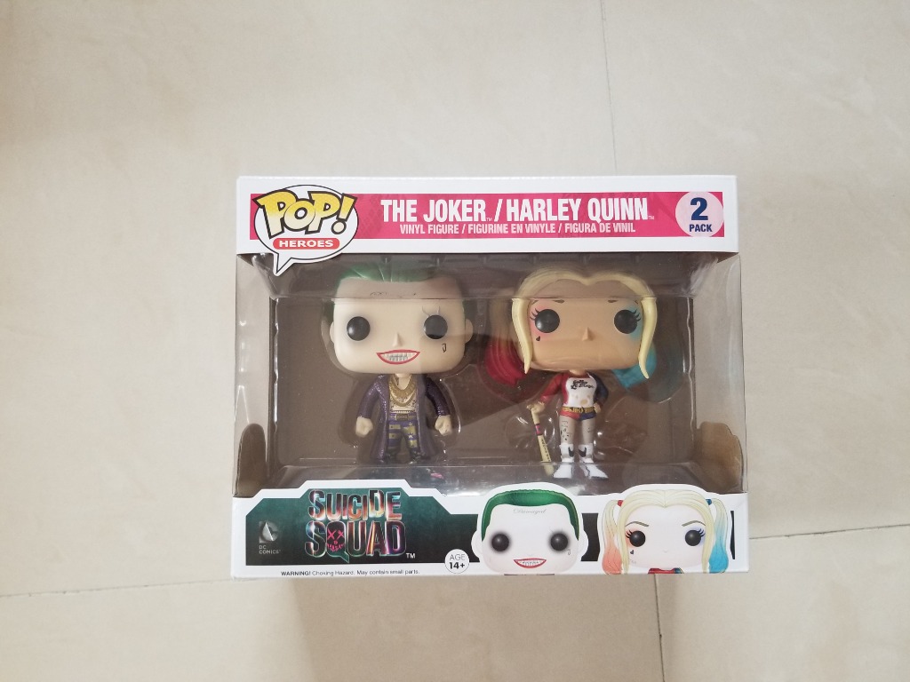 Funk Pop! 自殺特攻 小丑&小丑女, 興趣及遊戲, 玩具 & 遊戲類 - Carousell