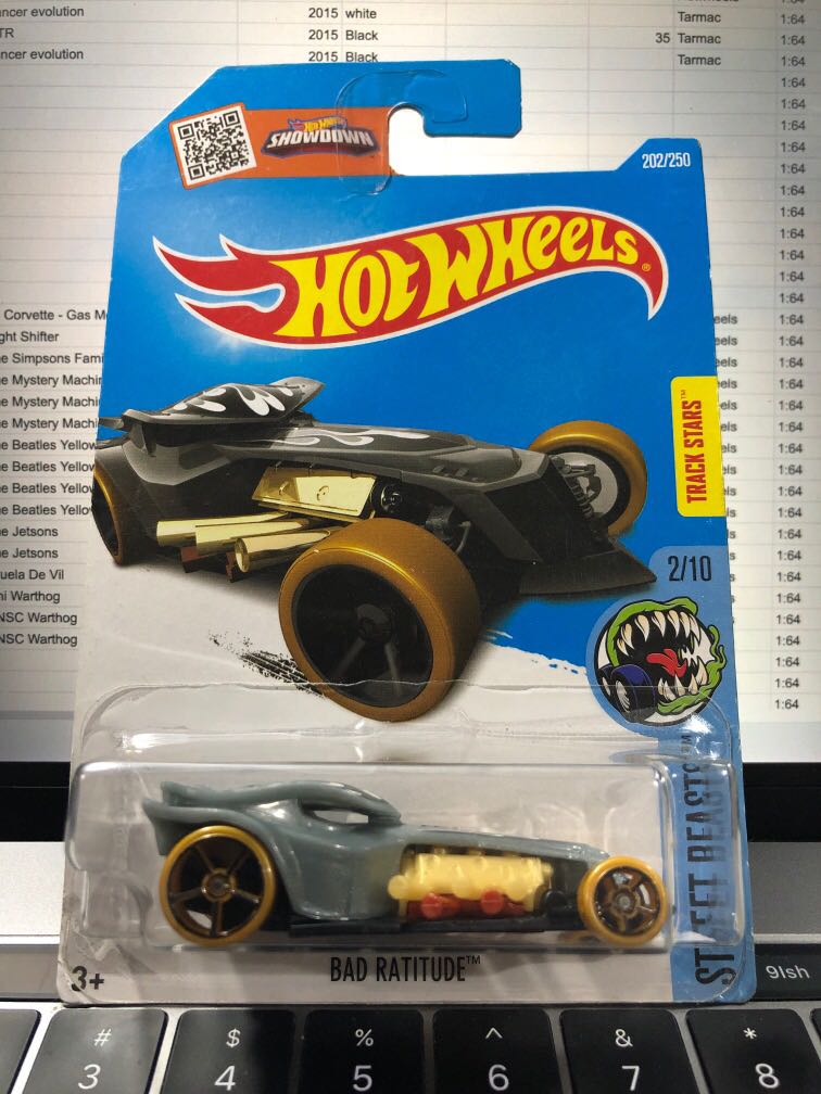Hot Wheels Bad Ratitude Street Beasts, Hobbies & Toys, Toys & Games on ...