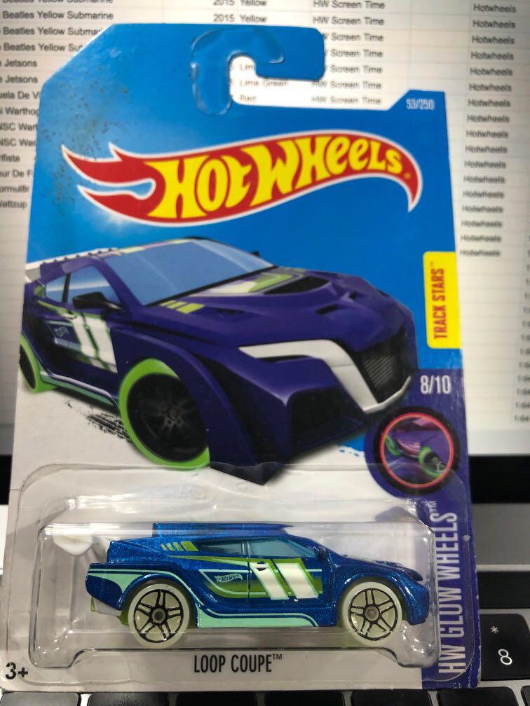 Hot Wheels Loop Coupe Glow Wheels, Hobbies & Toys, Toys & Games on ...