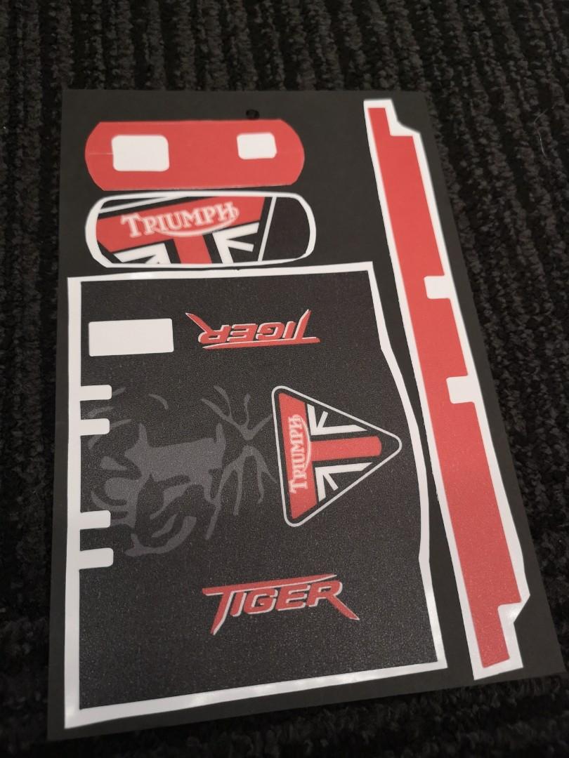 IU unit decals, Motorcycles, Motorcycle Accessories on Carousell