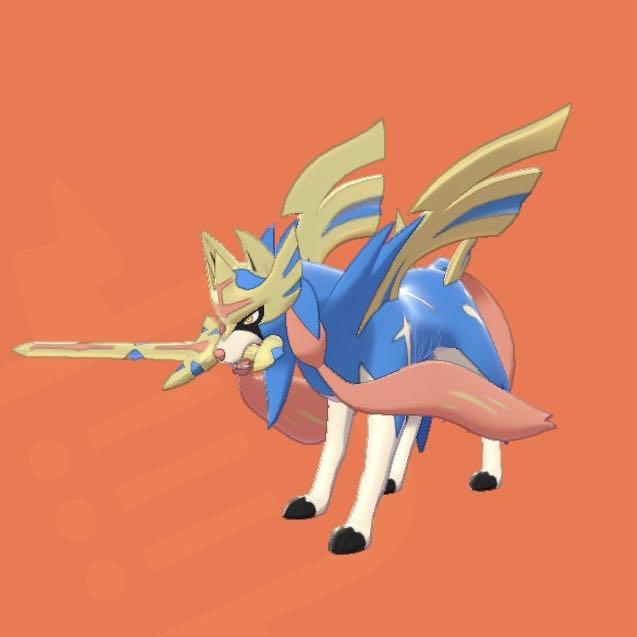 Legendary Zacian with Rusted Sword (Pokemon Sword & Shield), Video ...