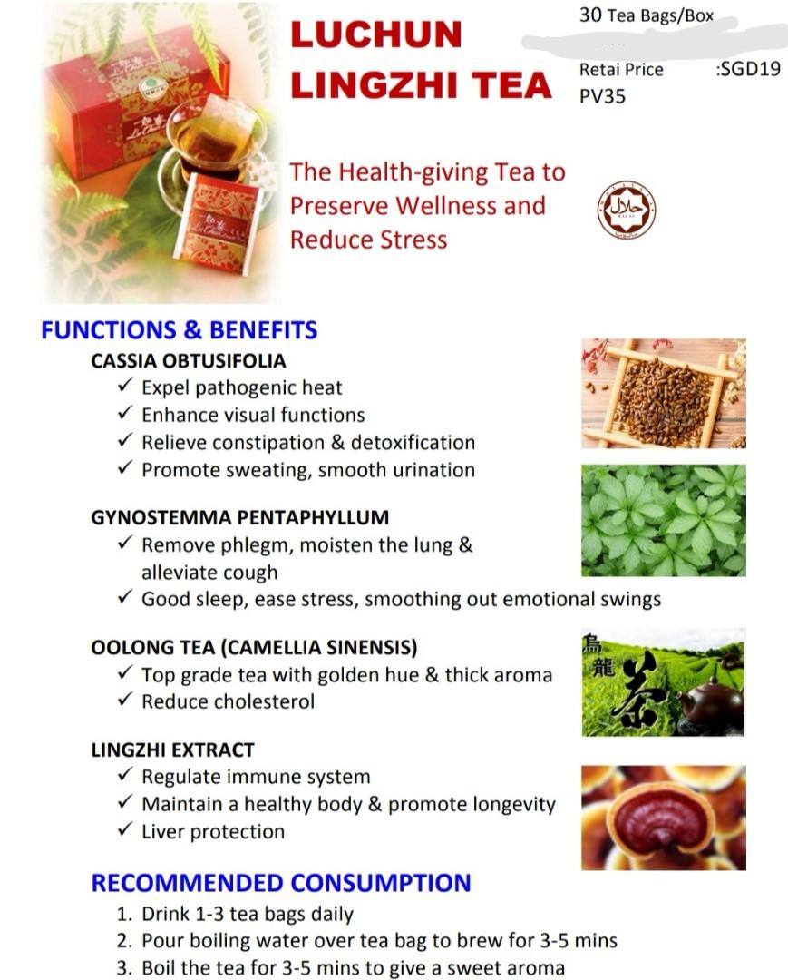 Lingzhi Tea, Beauty & Personal Care, Foot Care on Carousell