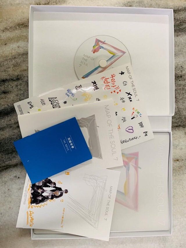 MAP OF THE SOUL 7 LOOSE ITEMS ( NO PC ), Hobbies & Toys, Collectibles & Memorabilia, K-Wave on ...