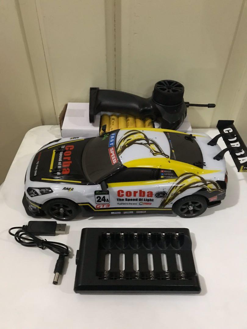 Nissan Skyline GTR Remote control drift racing toy car R/C, Hobbies ...