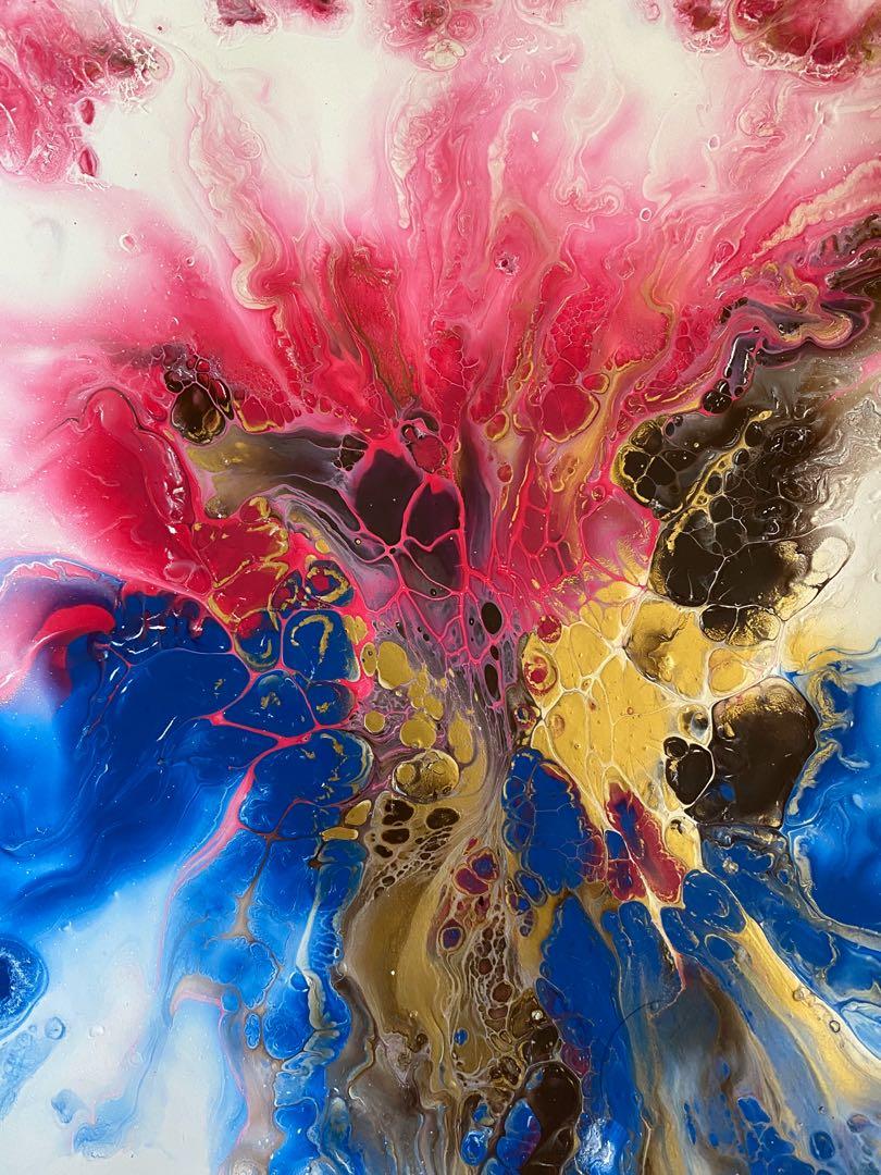 Original abstract art abstract painting acrylic painting, Hobbies ...