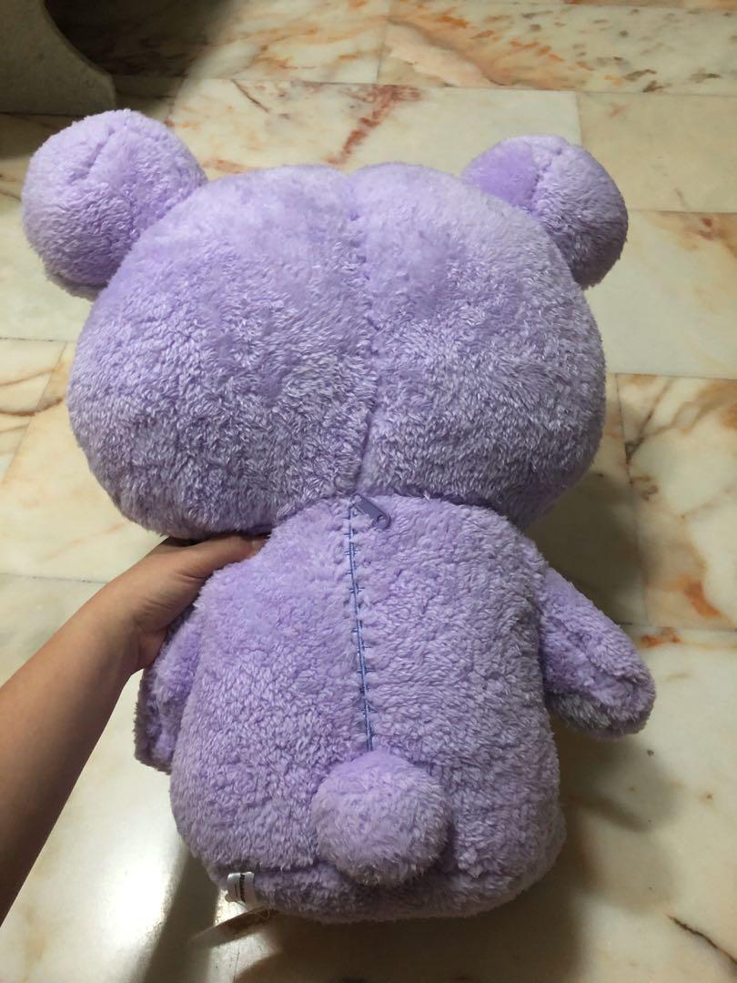 Purple Rilakkuma Soft Toy, Hobbies & Toys, Toys & Games on Carousell