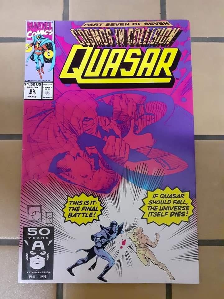 Quasar #25 ( 1st app Egma, Acba, Edda ) Greg Capullo - Cover Art ...