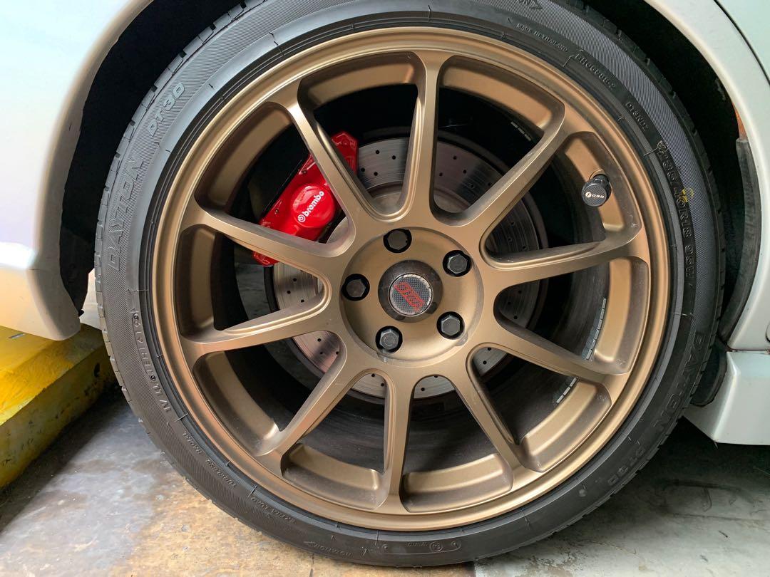 Rays ZE40 Replica, Car Accessories, Tyres & Rims on Carousell