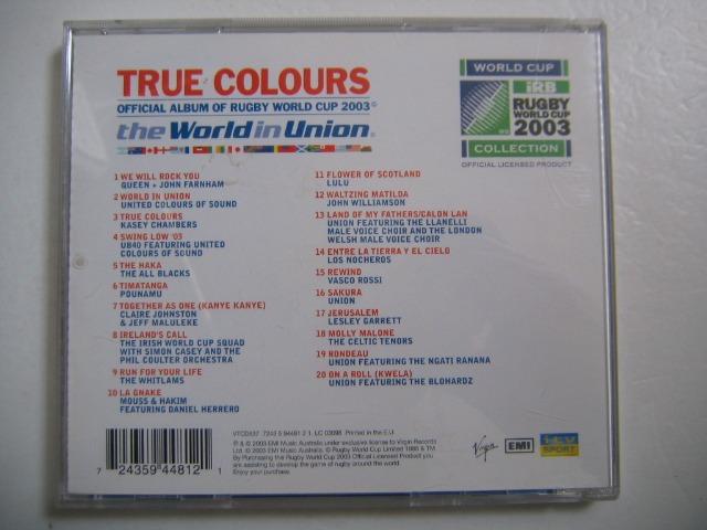 True Colours ~The World In Union~ CD (Rugby World Cup 2003) (Queen ...