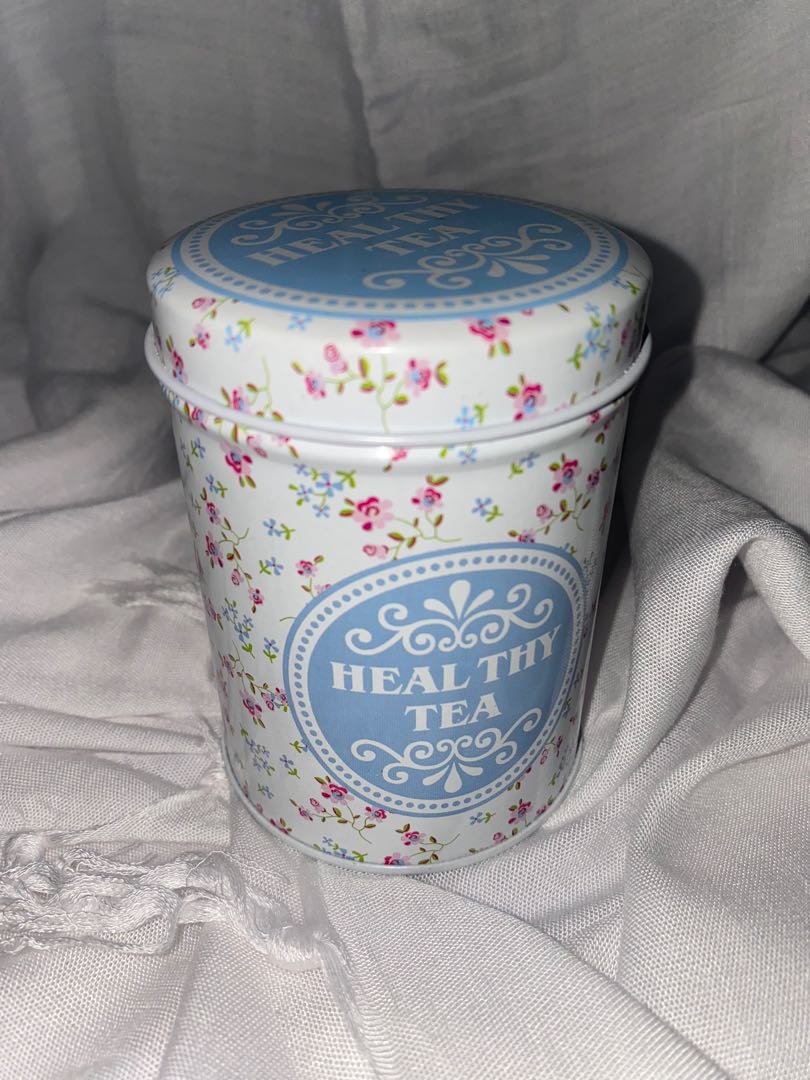 vintage tea tin, Antik, Pajangan di Carousell