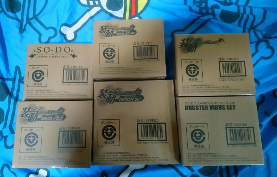 全新絕版日版幪面超人盒玩 元袓裝動 SODO 仮面ライダーエグゼイドSTAGE 1~10 +大装動 全 77種+魂限定 6商品セット ...