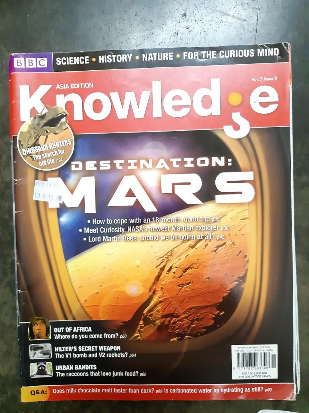 BBC Knowledge Magazines, Hobbies & Toys, Books & Magazines, Magazines on Carousell