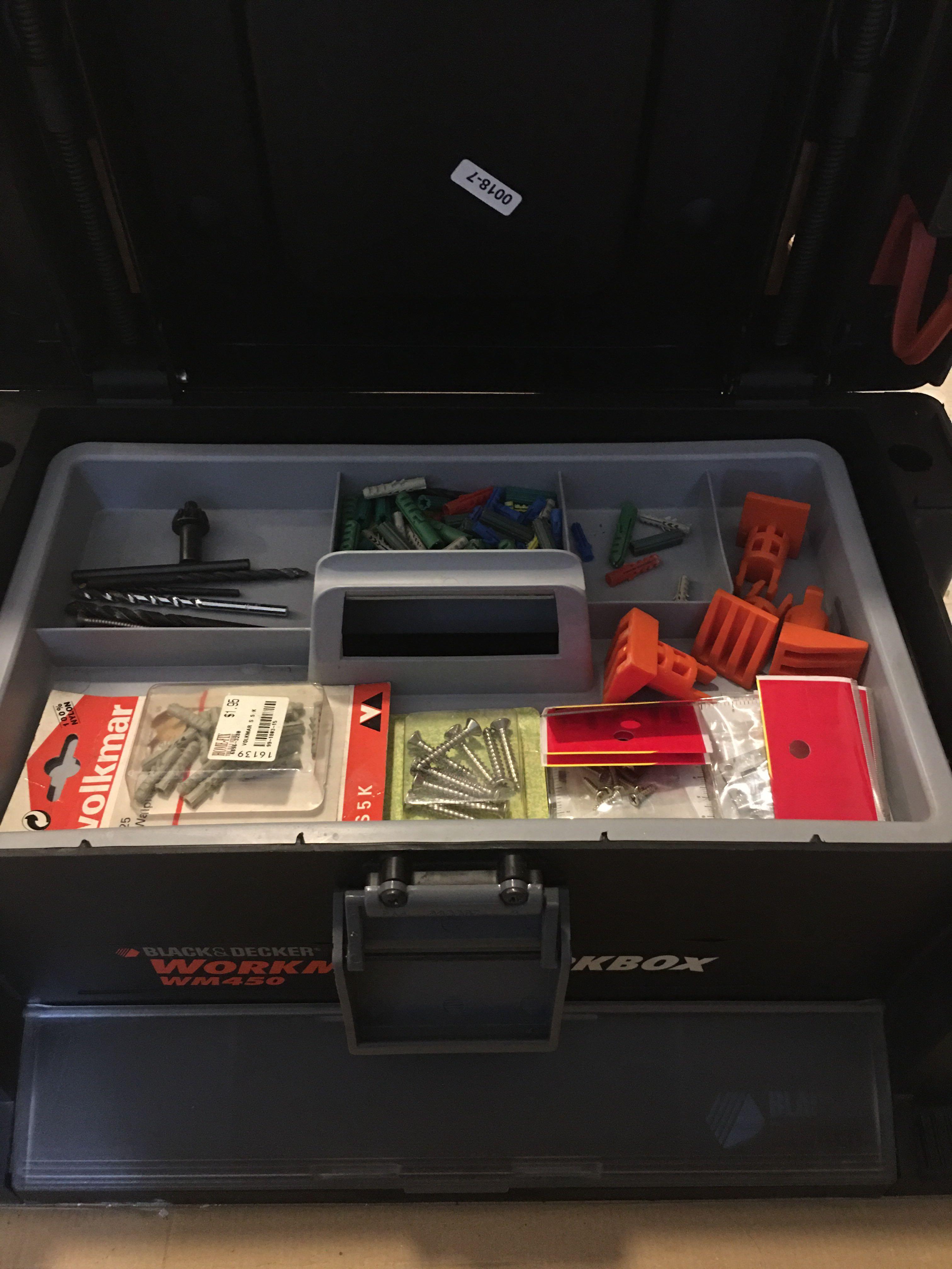 Drill Black & decker (workmate workbox wm450), Everything Else on Carousell