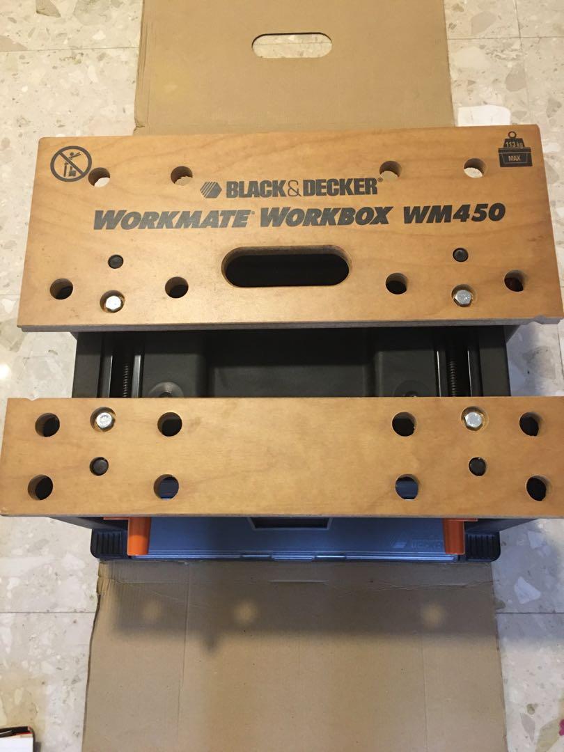Drill Black & decker (workmate workbox wm450), Everything Else on Carousell