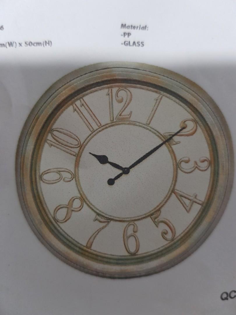 BRAND NEW Wall Clock!!, Furniture & Home Living, Home Decor, Other Home ...
