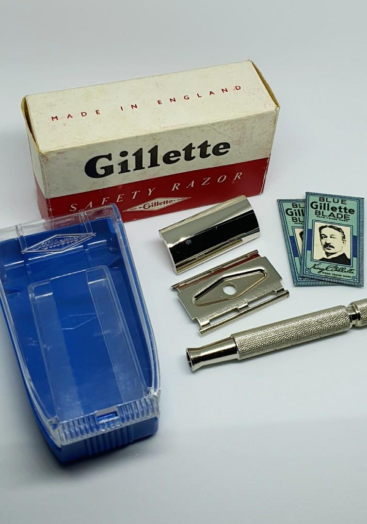 Gillette Tech No.24 Vintage (1961) Razor Set with Original Case and ...