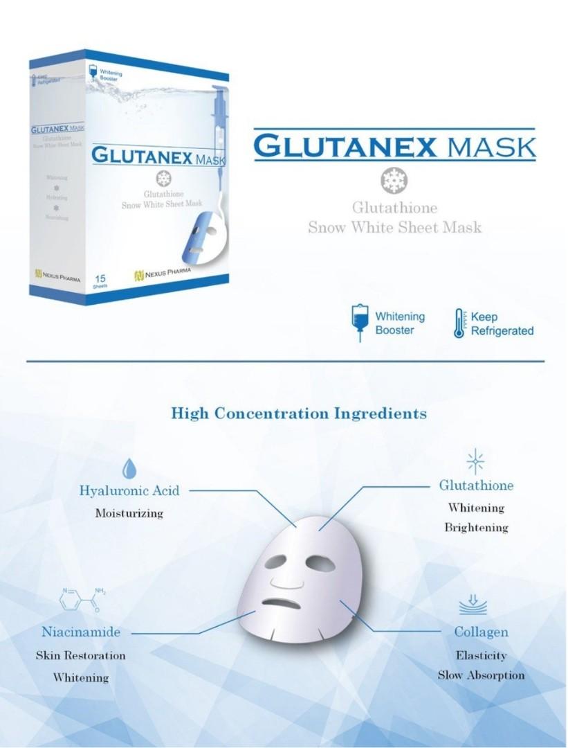 Glutanex Medical Grade Mask (Korea), Health & Nutrition, Face Masks ...