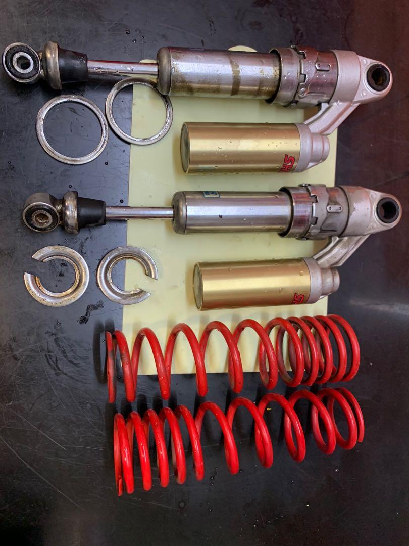 Honda CB400 Shock Service, Motorcycles, Motorcycle Accessories on Carousell