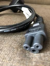 🔌【[IEC C5】3-Pin UK Plug [Clover Leaf/Mickey Mouse] Mains Power Cord – SG Safety Mark – 1.0 m, TV ...