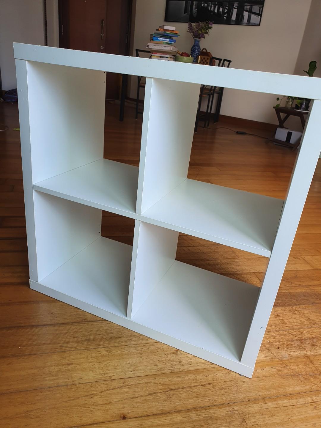 IKEA KALLAX shelves 2x2, Furniture & Home Living, Furniture, Shelves ...