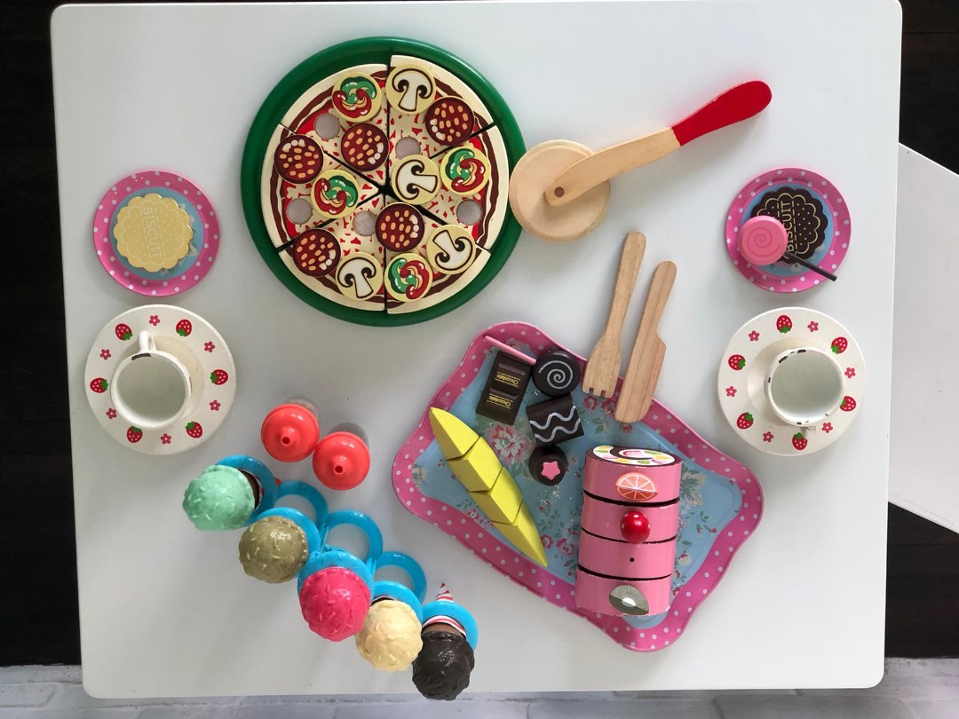 Ikea Toy Kitchen & Table Set Bundle, Babies & Kids, Baby Nursery & Kids ...