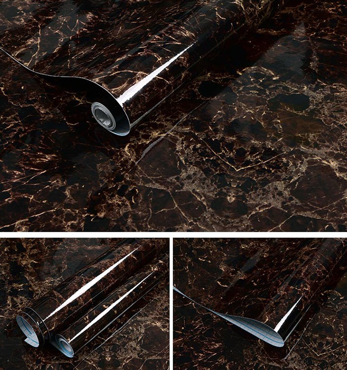 Marble Wallpaper Wall Sticker Home Decor Decal DIY, Furniture & Home ...