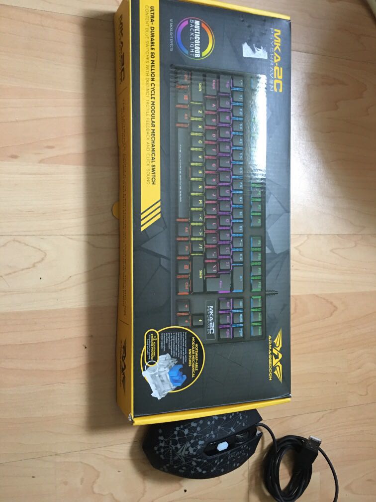 MKA 2C Psychraven keyboard, Computers & Tech, Parts & Accessories ...