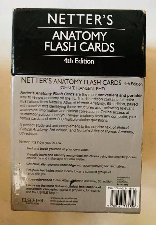 Netter's Anatomy Flash Cards: with Online Student Consult Access 4th ...