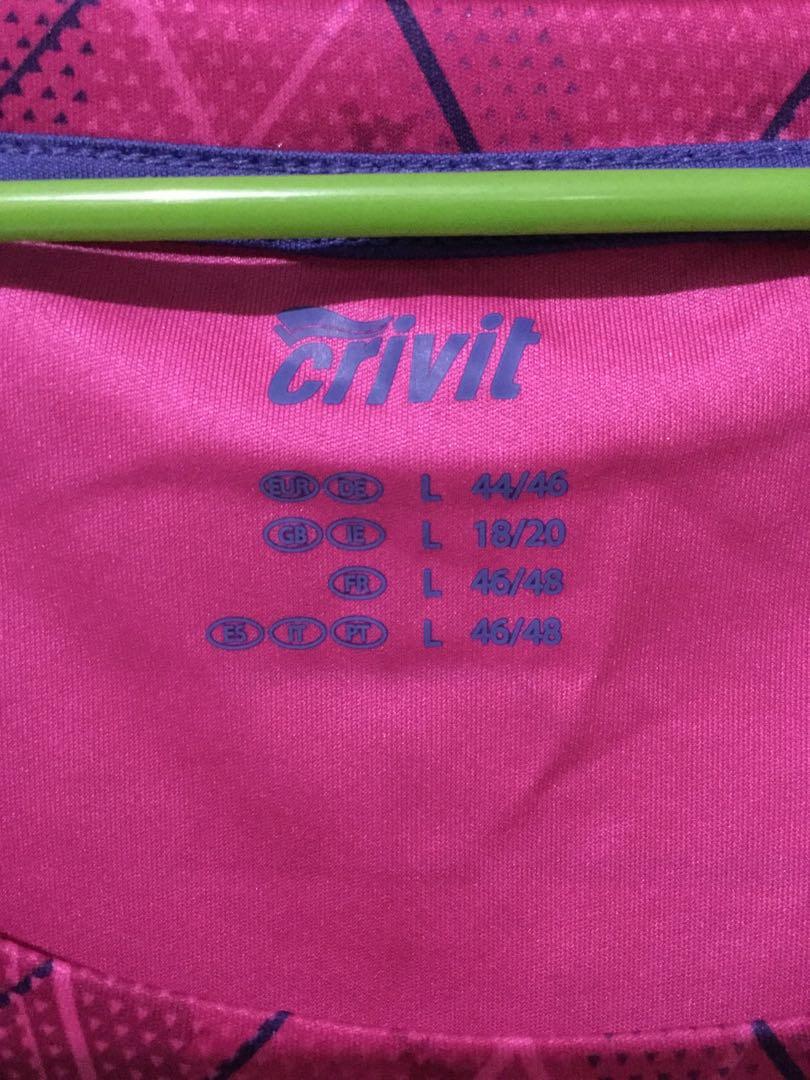 NEW Crivit dri-fit shirt, Men's Fashion, Activewear on Carousell