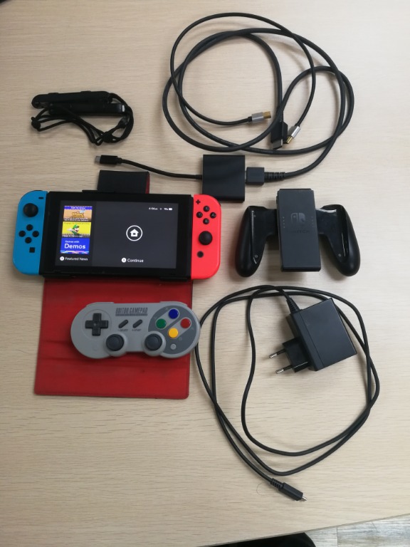 ORIGINAL NINTENDO SWITCH PORTABLE SET WITH MANY GAMES, Video Gaming ...