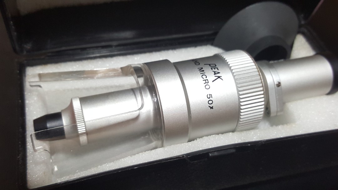 PEAK Stand Microscope 50x, Audio, Other Audio Equipment on Carousell