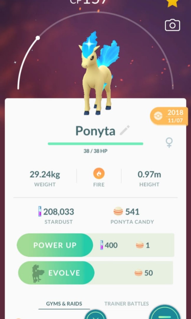 Pokemon Go shiny pontya, Video Gaming, Gaming Accessories, Game Gift ...