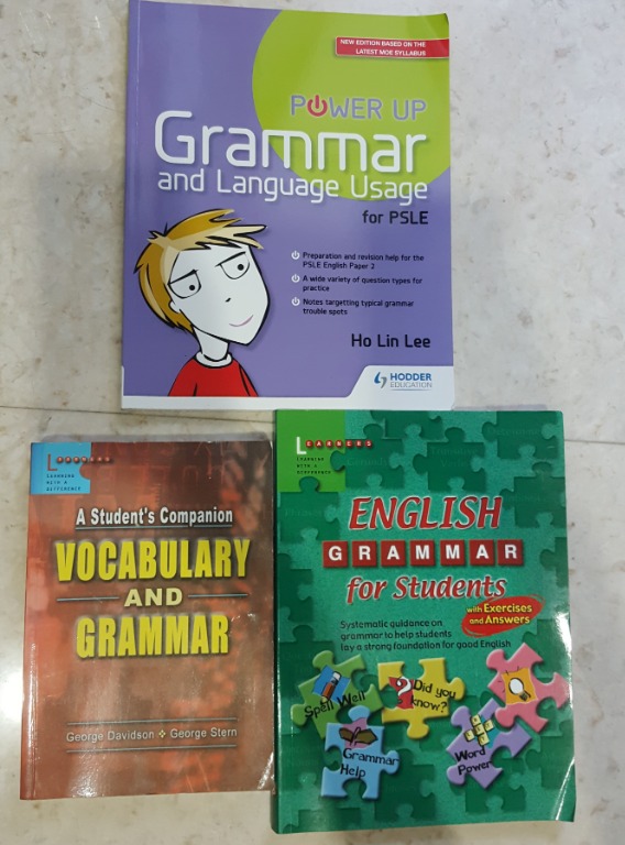PSLE primary English grammar vocabulary guide book, Books & Stationery ...
