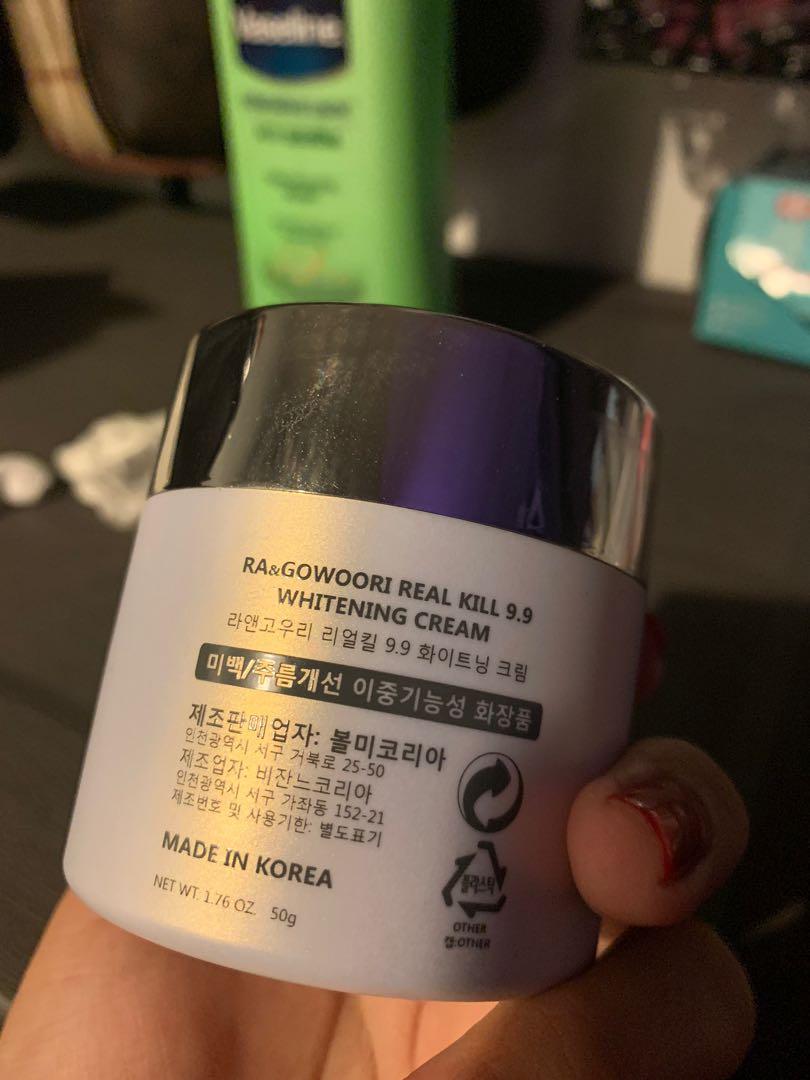 Real kill 9.9 whitening cream, Beauty & Personal Care, Face, Face Care ...