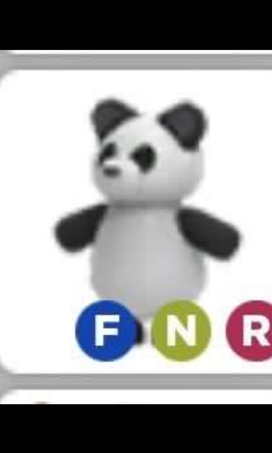 Roblox ADOPT ME! NFR PANDA, Video Gaming, Gaming Accessories, Game Gift ...