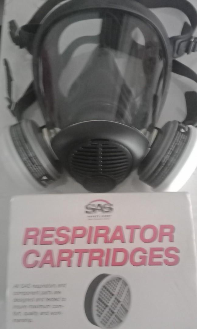 SAS Respirator Mask with Cartridge, Everything Else on Carousell