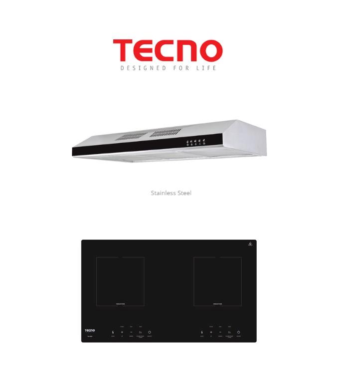 Tecno TCH 901 SS Slim Line Designer Cooker Hood with Maxi-Flow Motor ...