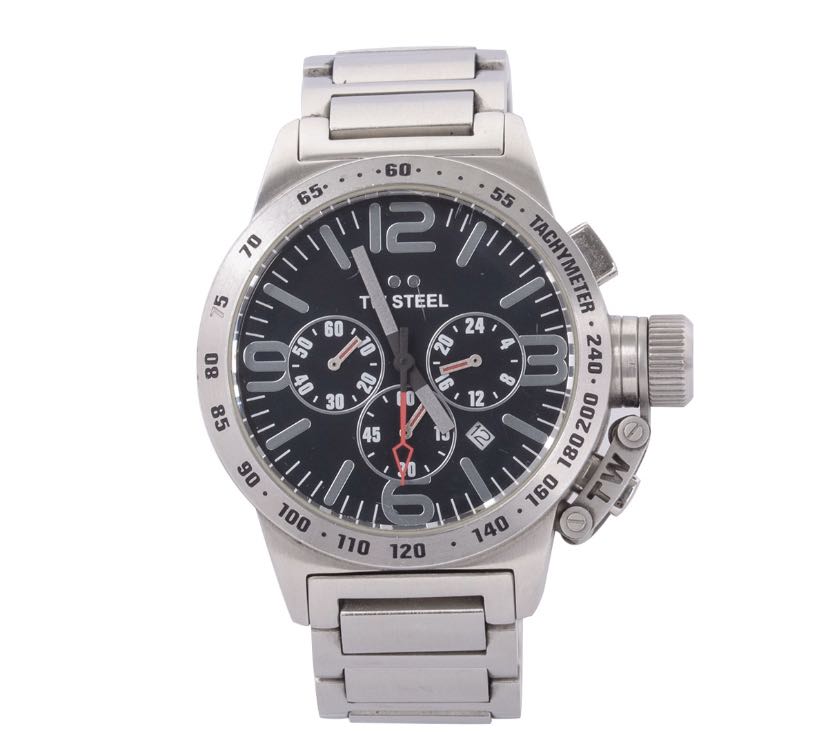 TW Steel Canteen Chronograph Black Dial, Men's Fashion, Watches ...