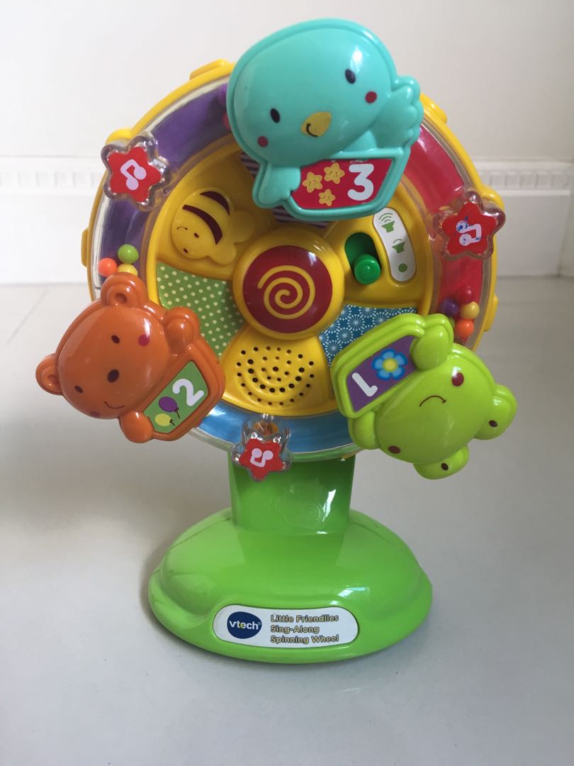 Vtech Sing Along Spinning Wheel Interactive Toy Music Sounds, Hobbies ...