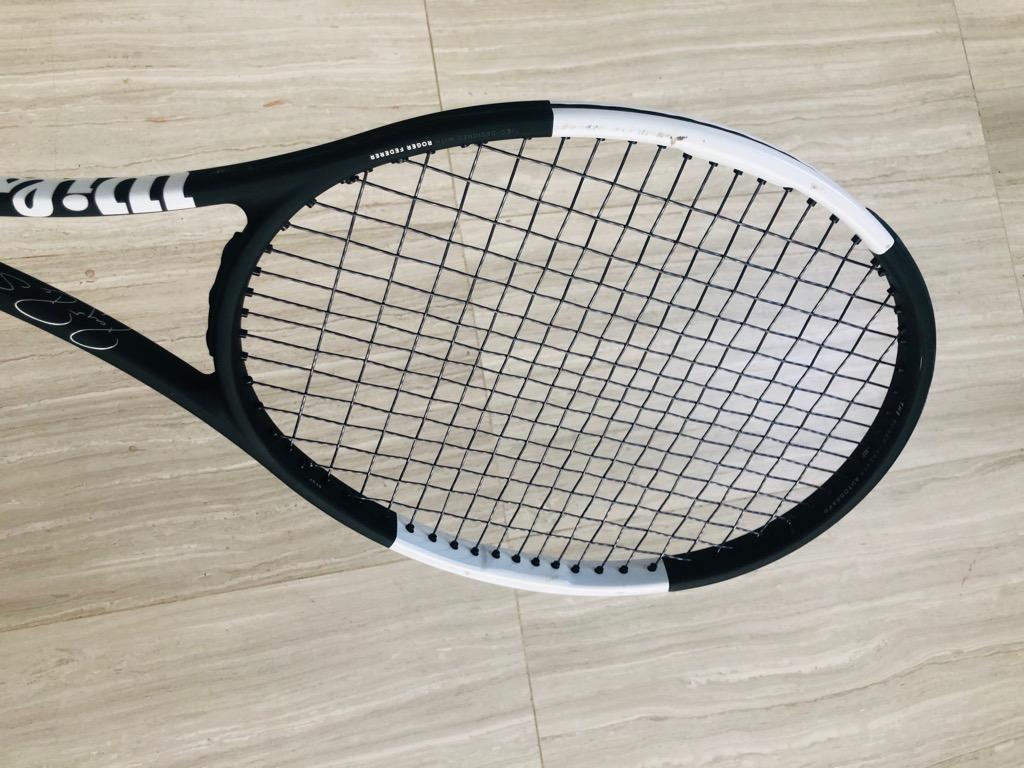 Wilson Pro Staff RF97 Autograph Black/White, Sports Equipment, Sports ...
