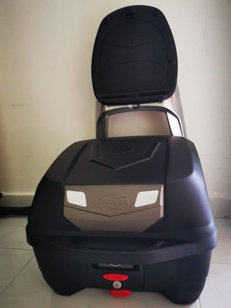 Yamaha diversion box with rack, Motorcycles, Motorcycle Accessories on ...